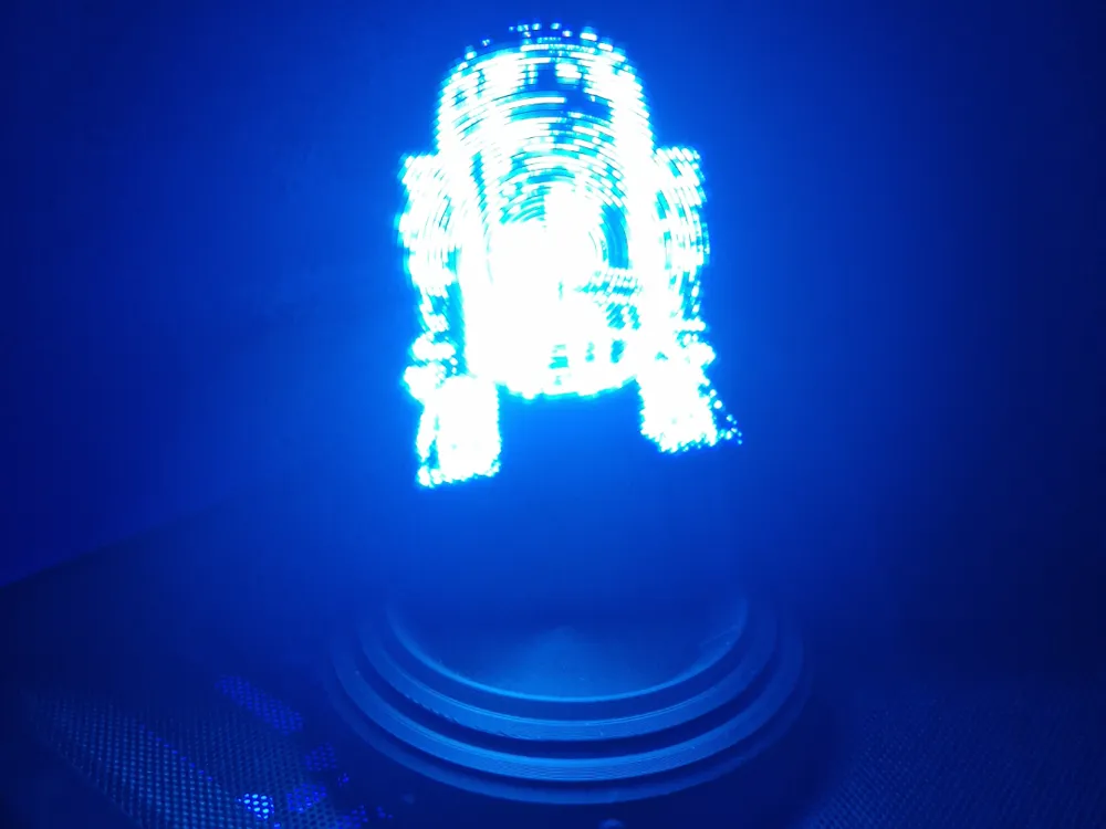 Star Wars Hologram for Pixel Arc Atom by Kacperskyy_Suchy MakerWorld ...