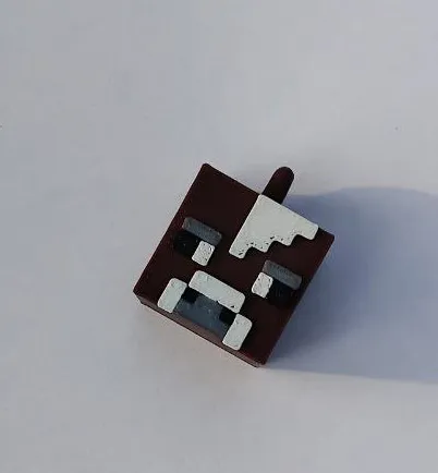 Minecraft Cow Keychain by 3D Up - MakerWorld
