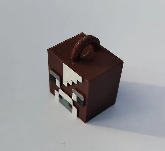 Minecraft Cow Keychain by 3D Up - MakerWorld