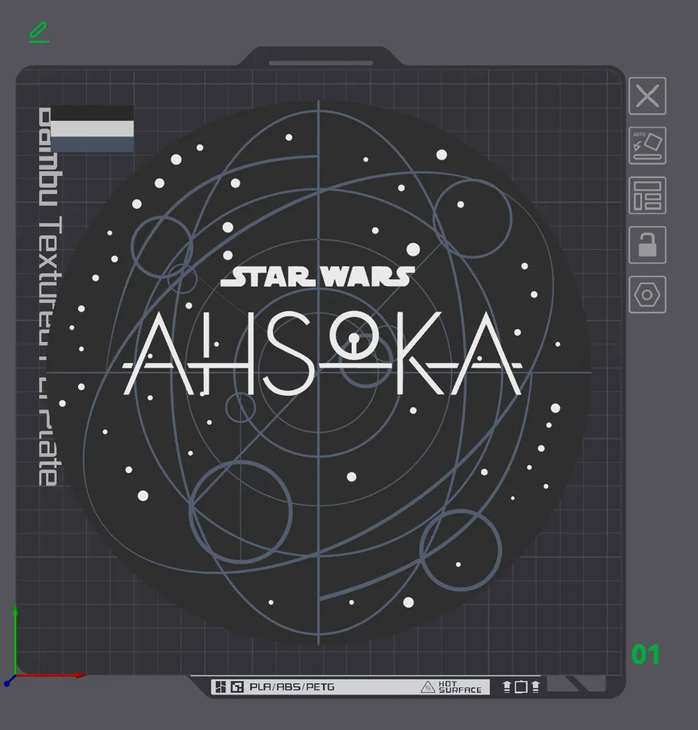 Ahsoka Logo by DMurr5050 - MakerWorld