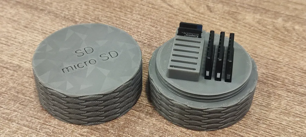 SD and micro SD card holder - Free 3D Print Model - MakerWorld