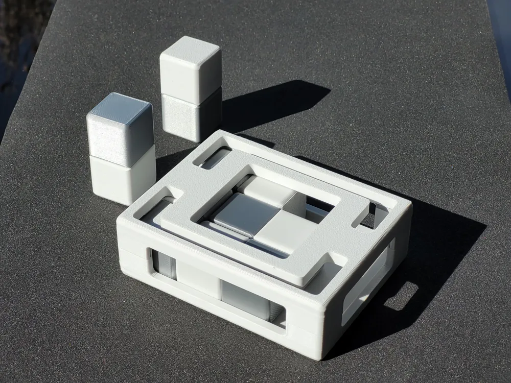 Quadra-Box / Puzzle Box - Free 3D Print Model - MakerWorld