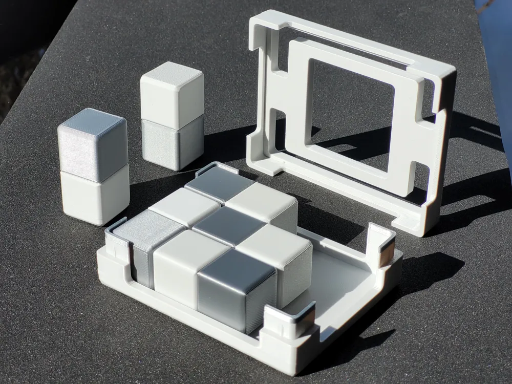 Quadra-Box / Puzzle Box - Free 3D Print Model - MakerWorld
