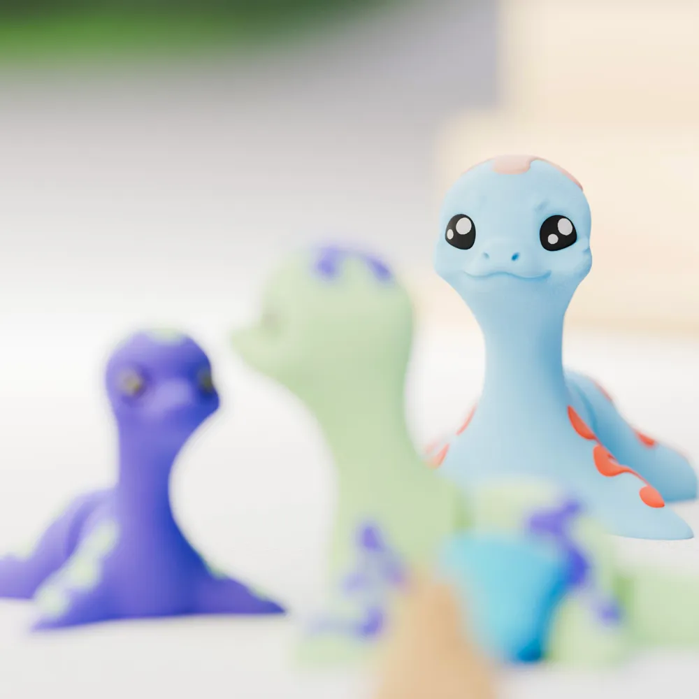 Flexi Nessie Plesiosaur by Mrs. Nord MakerWorld: Download Free 3D Models