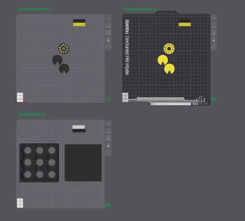 MTG Treasure Token Counter - Double Side 1-20 Dial by TheMakerSphere ...