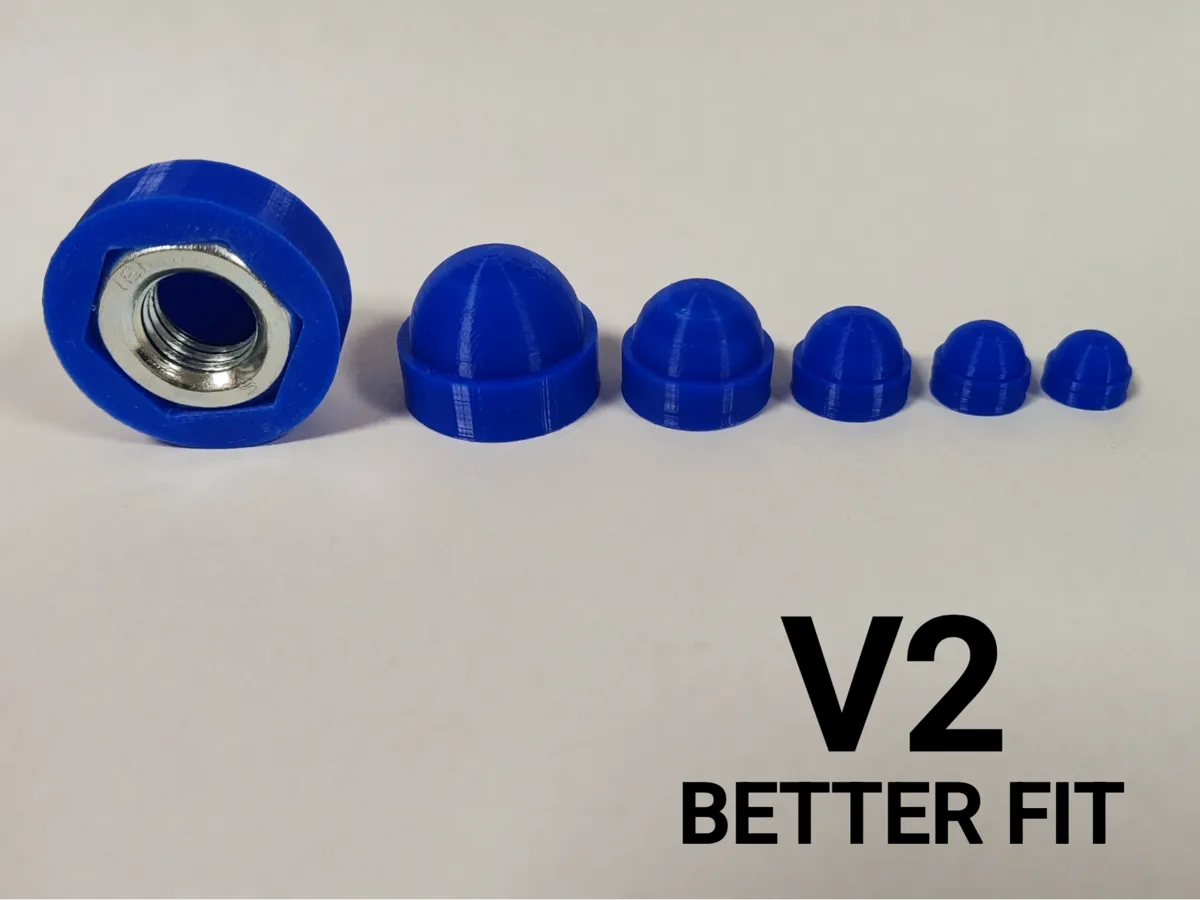 Copri Dadi a Cupola V2 | Vestibilità Perfetta (M3-M16) - Modello di ...