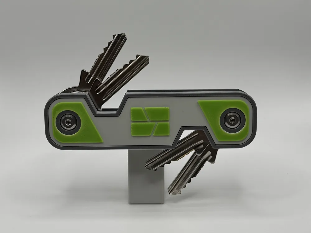 Key Organizer with Interchangeable Front Panel - Free 3D Print Model ...