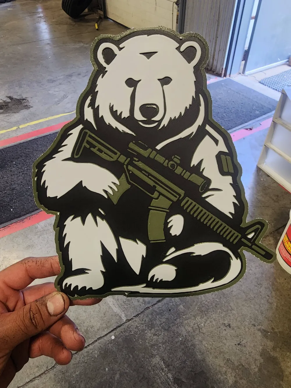 Polar Bear AR (Hueforge) by DREWZUKI - MakerWorld