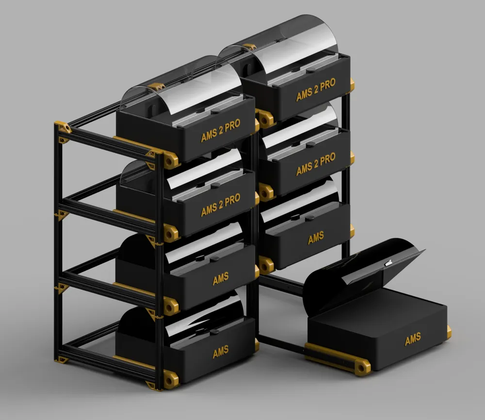 AMS Modular Rack by pixelwave MakerWorld: Download Free 3D Models
