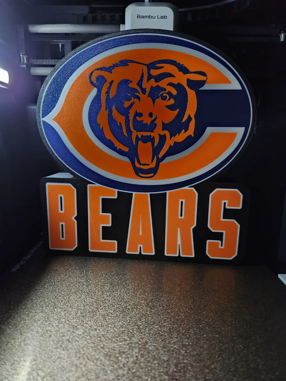 Chicago Bears LED Lightbox by MFDesigns3D - MakerWorld