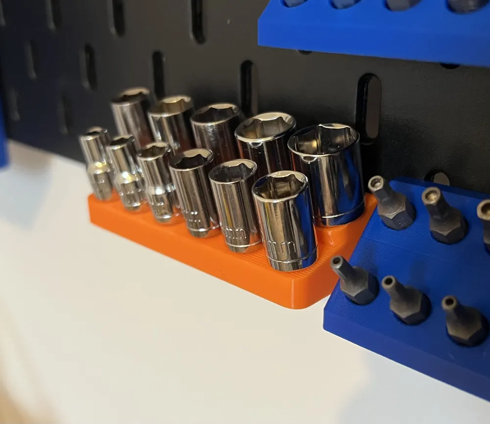 IKEA SKADIS 1/4" Hex Socket Holder, 11x by ACTDesigners MakerWorld ...