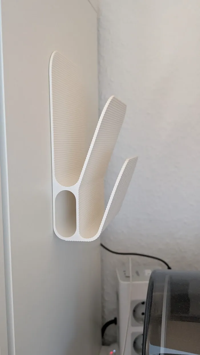Modern Wall Letter Holder with Pen Slot - Free 3D Print Model - MakerWorld