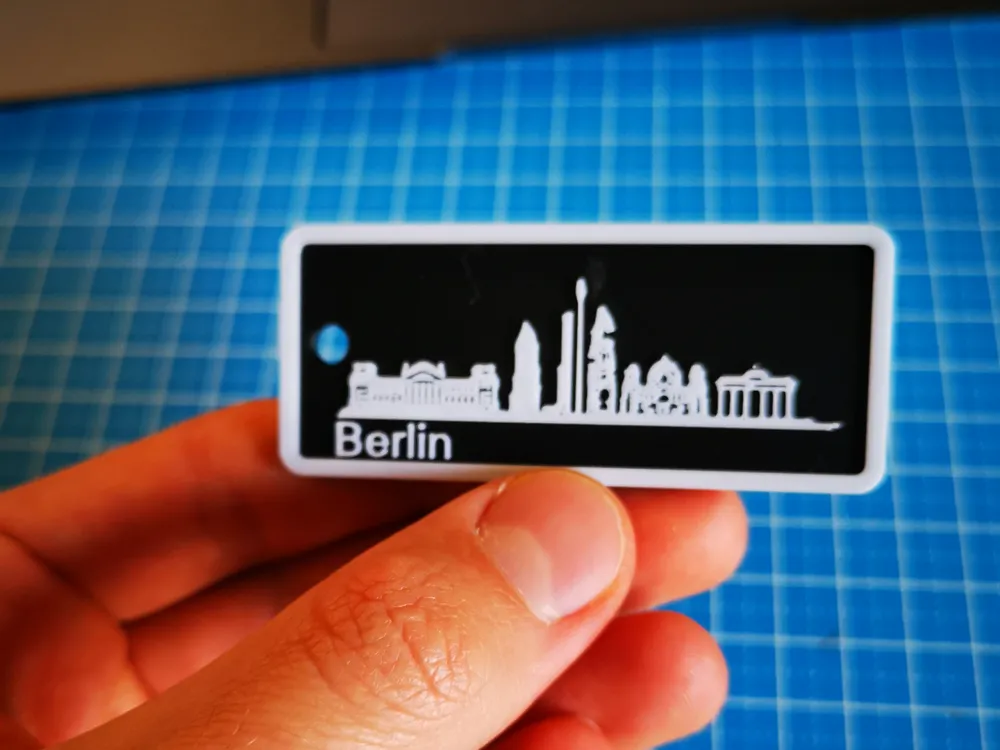Berlin City Skyline Keychain by kevin.goetz - MakerWorld
