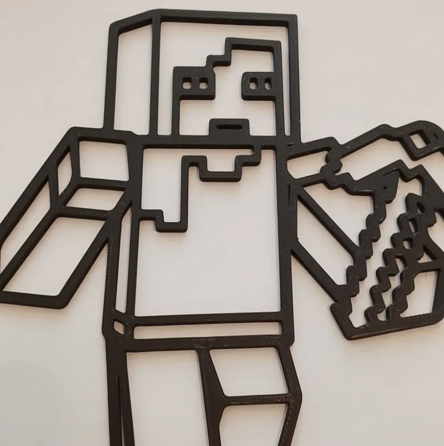 Minecraft Alex Wall Art by 3D Up MakerWorld: Download Free 3D Models