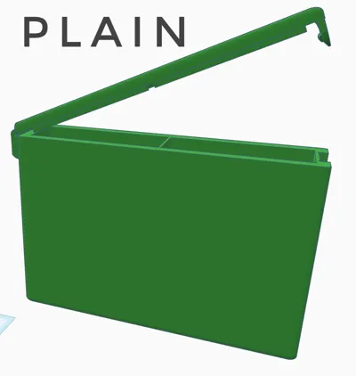 Slim Dual Deck Box – Holds 2 Decks or 60 Sleeved by RedRocket3DPrints ...