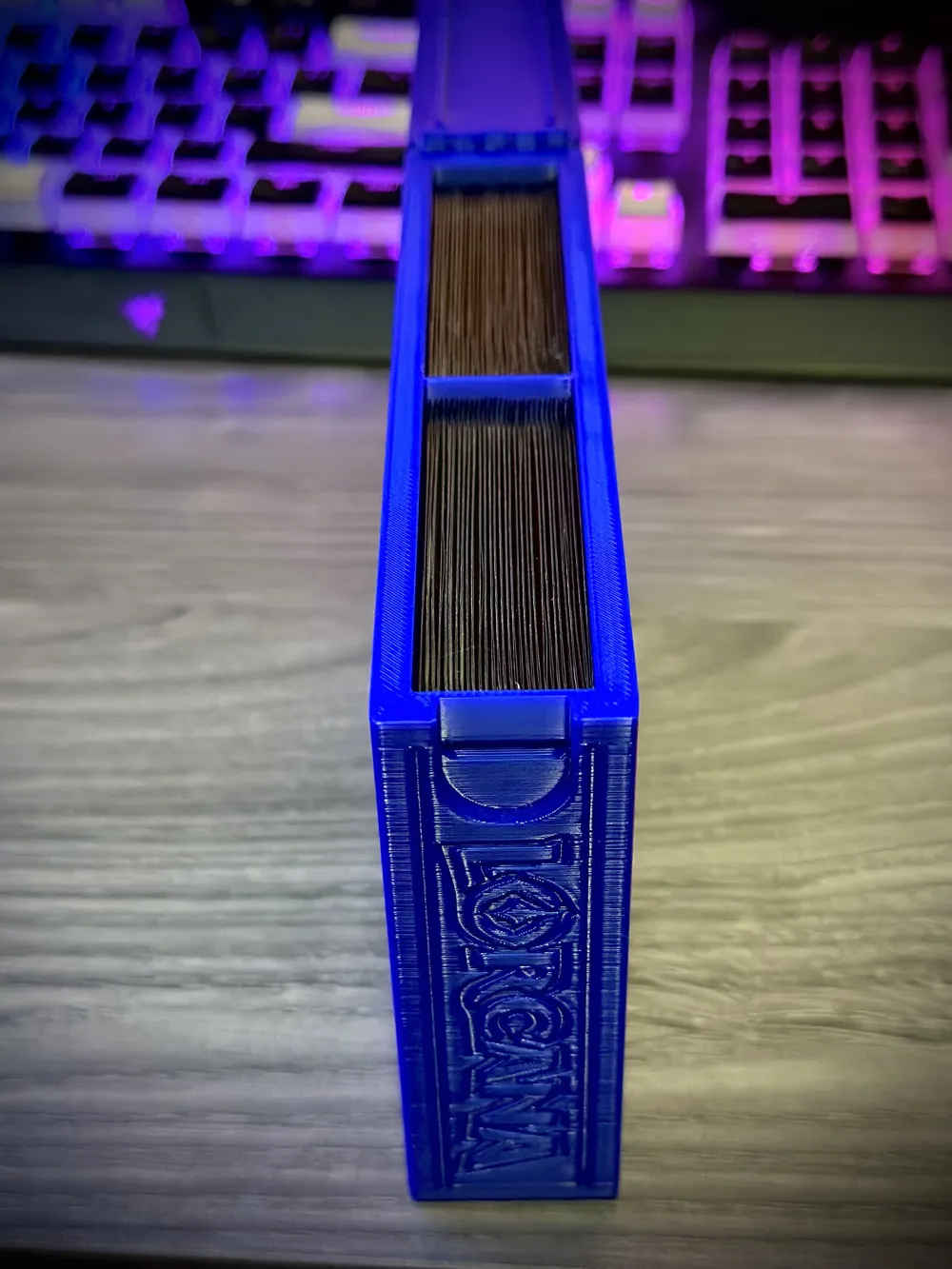 Slim Dual Deck Box – Holds 2 Decks or 60 Sleeved by RedRocket3DPrints ...