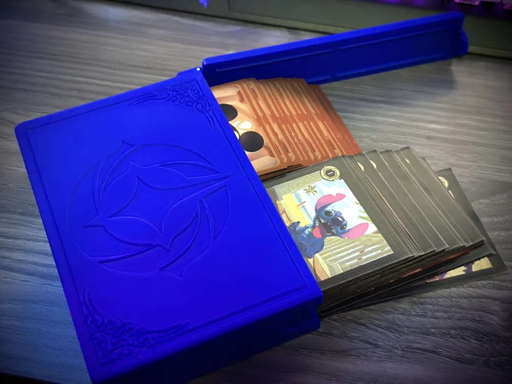 Slim Dual Deck Box – Holds 2 Decks or 60 Sleeved by RedRocket3DPrints ...