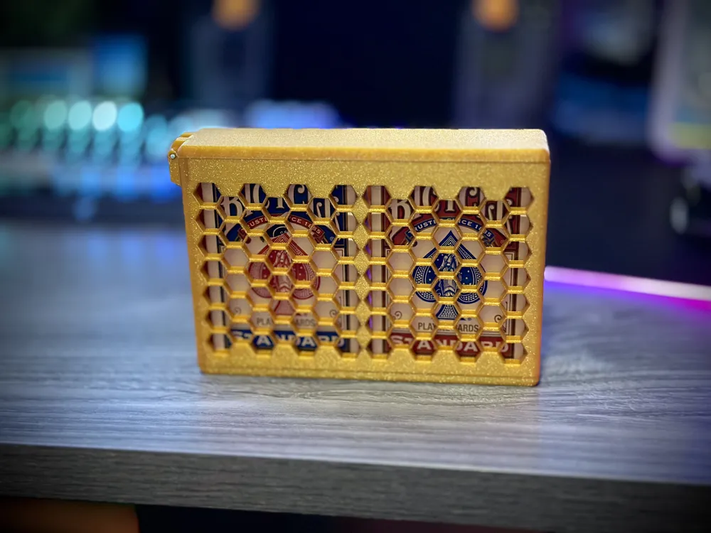 Slim Dual Deck Box – Holds 2 Decks or 60 Sleeved by RedRocket3DPrints ...