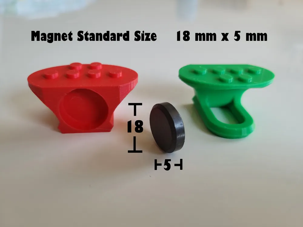 Fridge Brick Magnets by hiijacker - MakerWorld