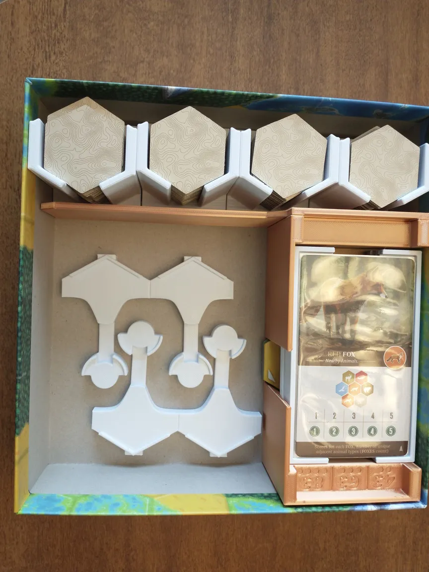 Cascadia Board Game Insert (Base Game) by evets17 - MakerWorld