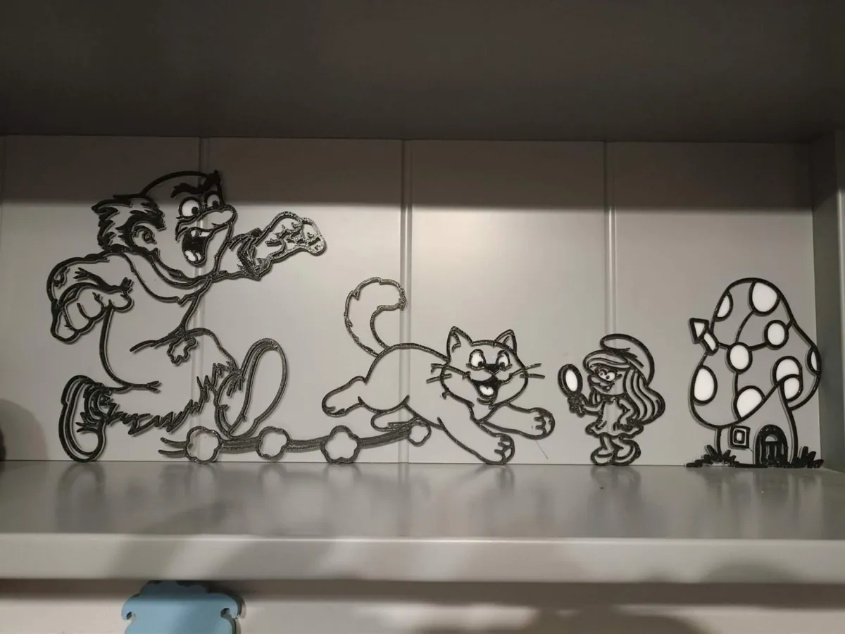 Wall Hanging Cat i Gargamel - Free 3D Print Model - MakerWorld