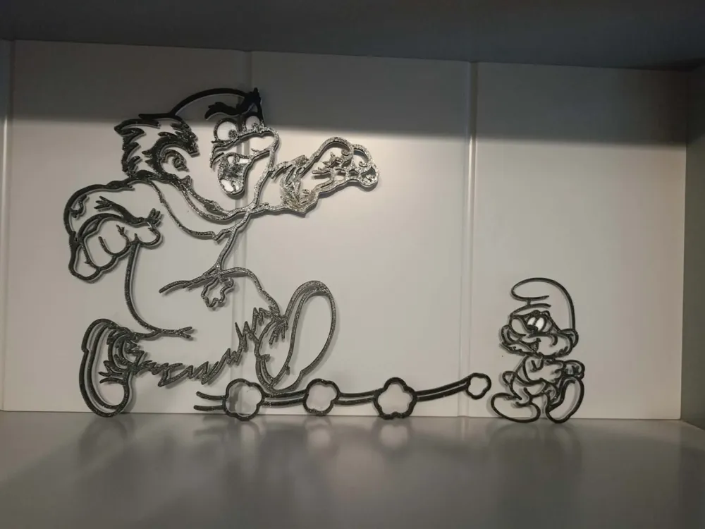 Wall Hanging Cat i Gargamel - Free 3D Print Model - MakerWorld