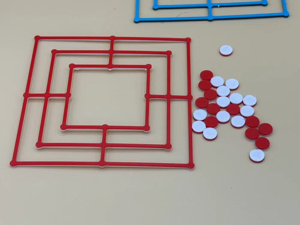 Mill Board Game - Mühle by JAV-3D - MakerWorld