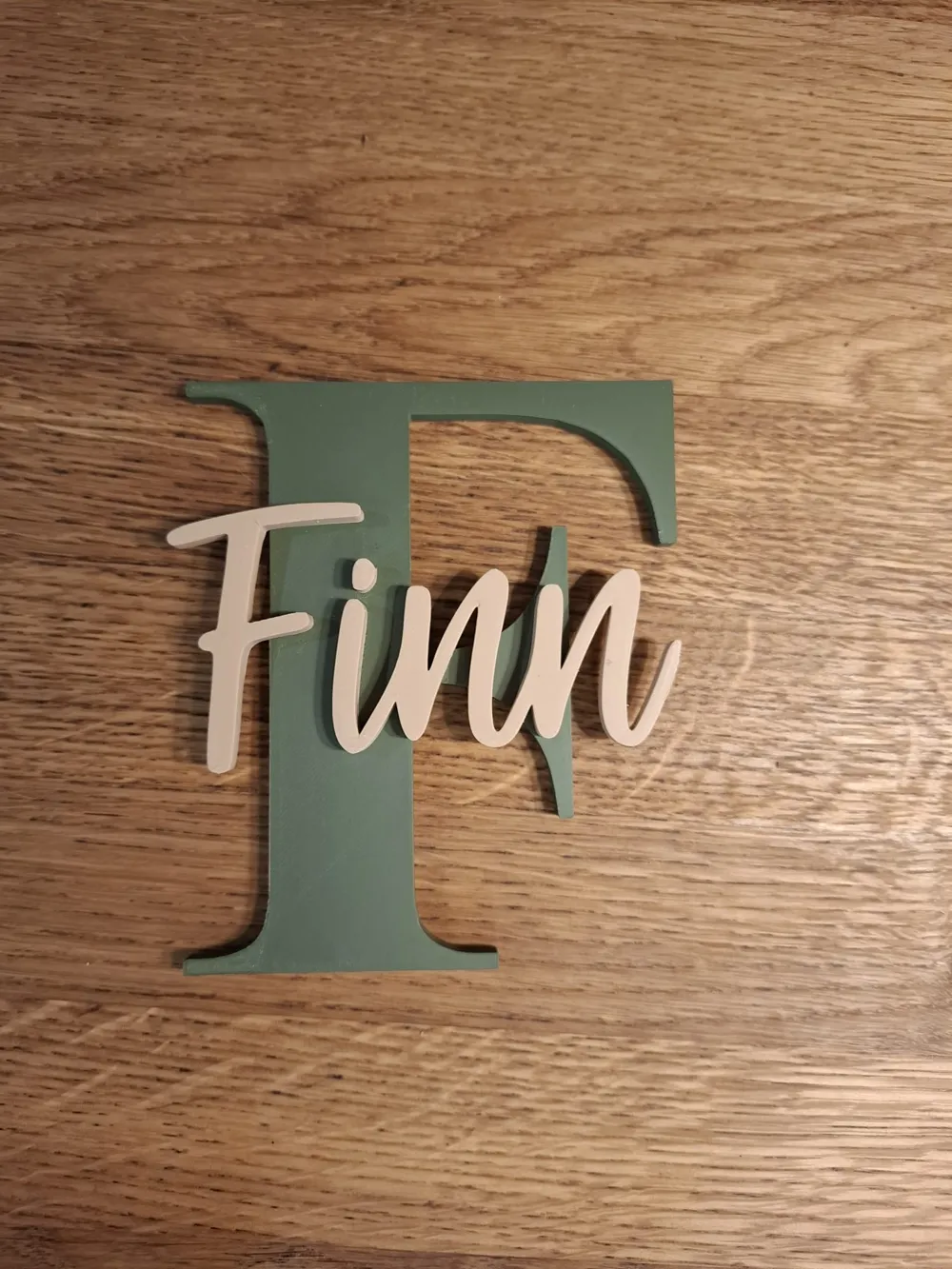 Two-tone Name Tags for Kids' Rooms - Free 3D Print Model - MakerWorld