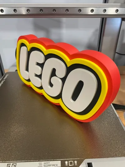 legos Sign wall art by 3DeepPrinting - MakerWorld