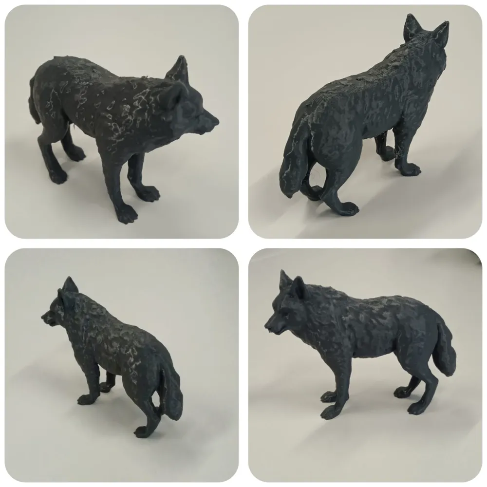 Majestic Wolf 3D Model – Easy-to-Print by PS3D CREATIVE - MakerWorld