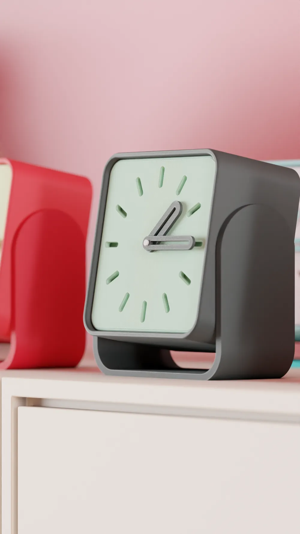 Desktop Clock. A Modern, Modular Office Desk Clock by Abstractia Design ...