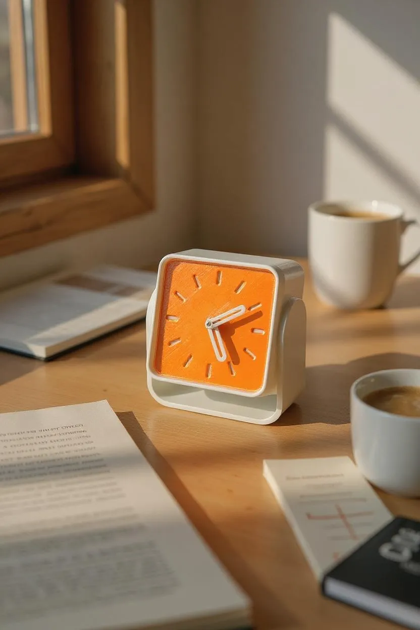 Desktop Clock. A Modern, Modular Office Desk Clock by Abstractia Design ...
