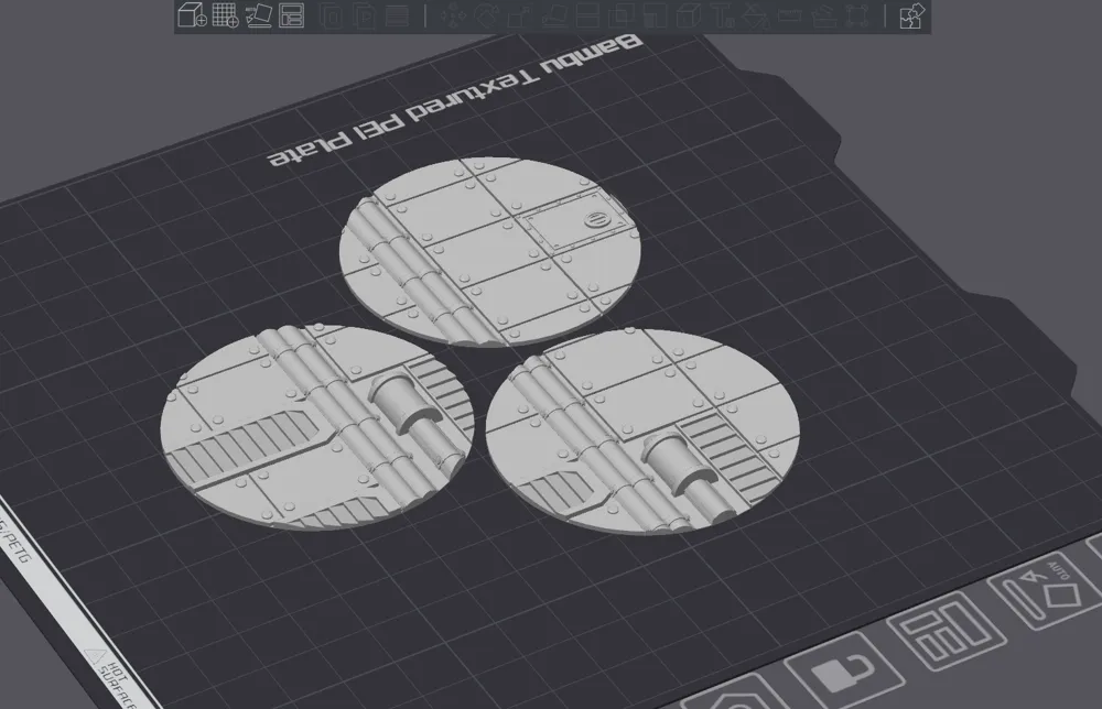 Base Topper 65mm – Industrial Style - 40k by DaChemika MakerWorld ...