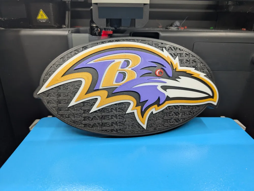 Baltimore Ravens Oversized Pendant and Chain by MFDesigns3D MakerWorld: Download Free 3D Models