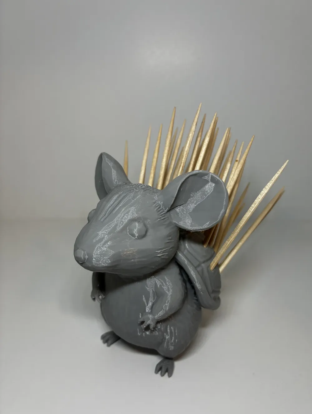 Turtle Mouse Toothpick Holder - Free 3D Print Model - MakerWorld
