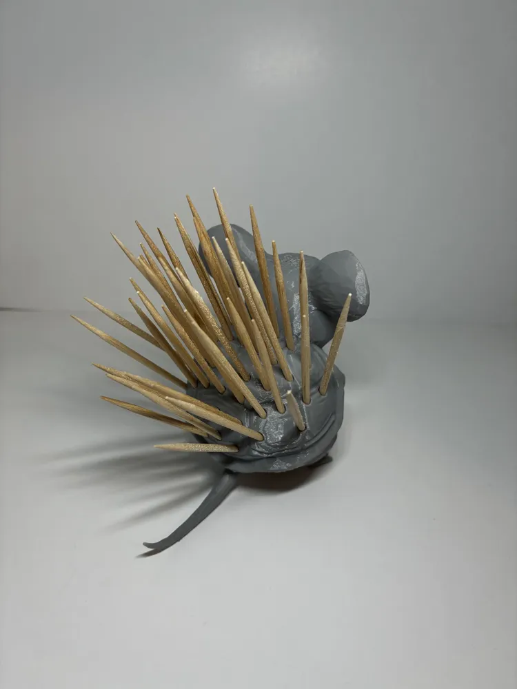 Turtle Mouse Toothpick Holder - Free 3D Print Model - MakerWorld