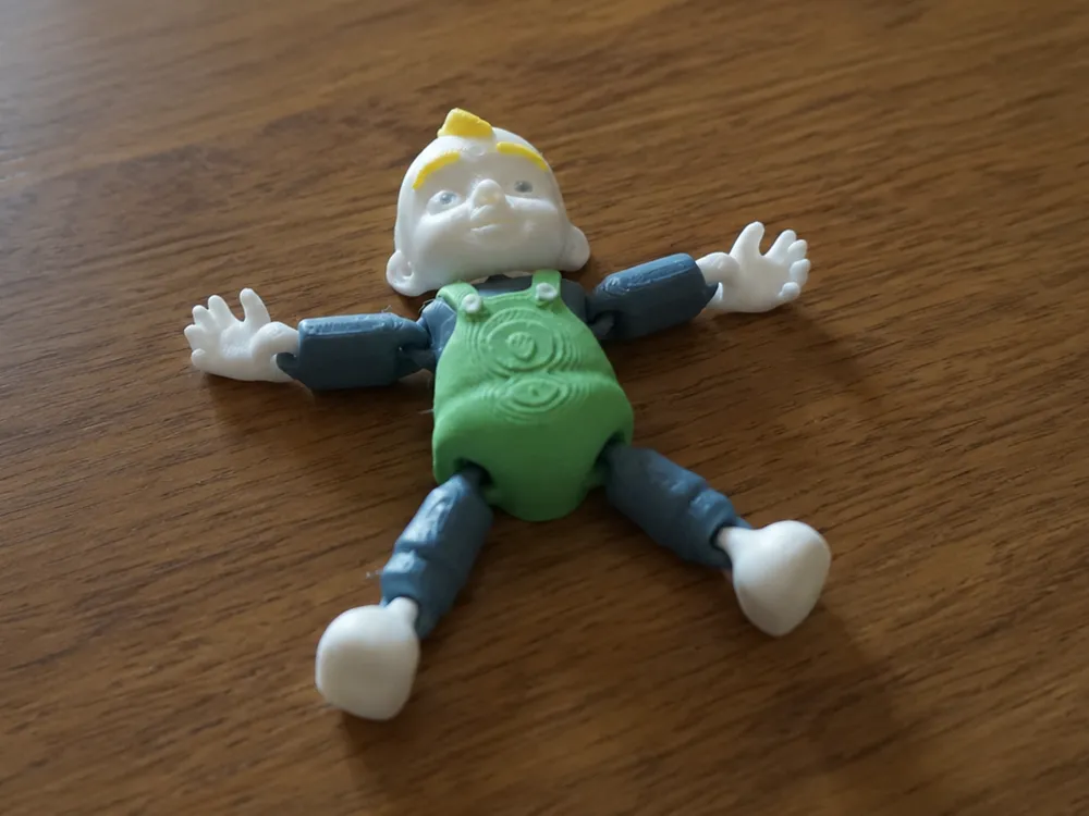 Artikulierte Baby-Figur – Kostenloses 3D-Druckmodell – MakerWorld