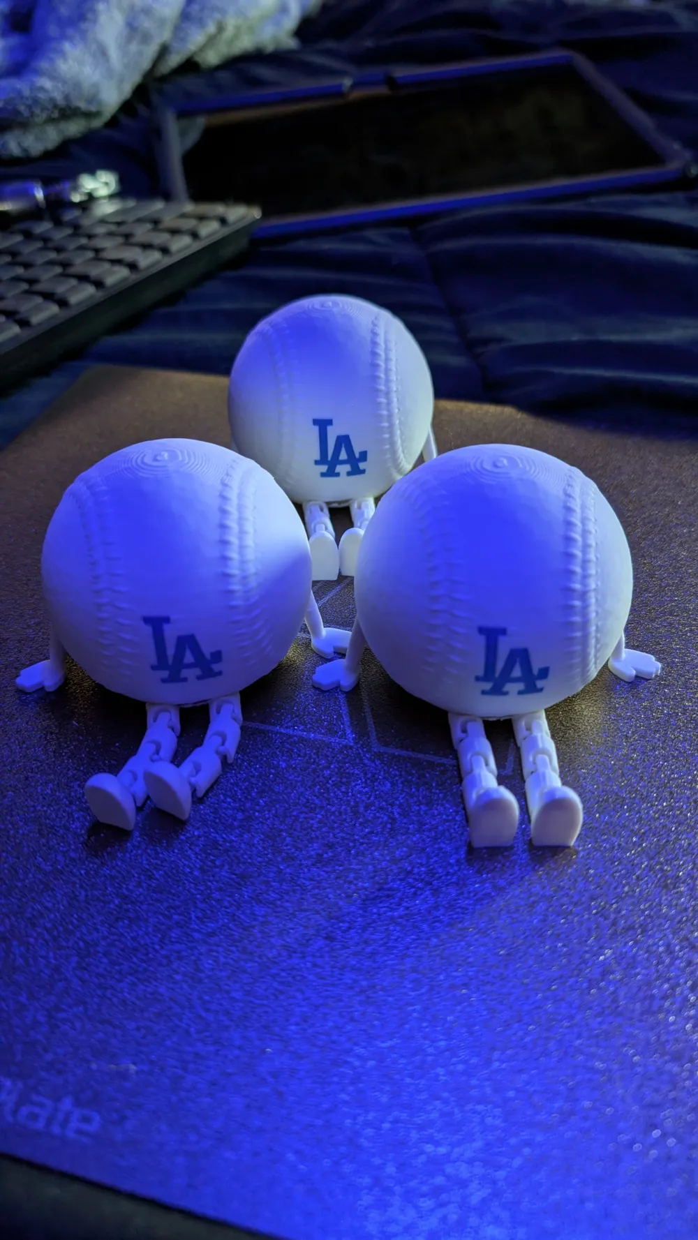 LA Dodgers Sitting Baseball by Uncle Joeys Creations MakerWorld ...