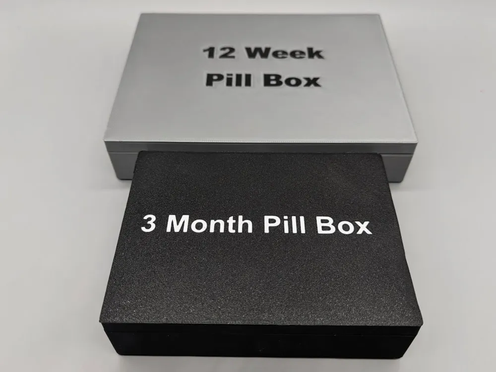12-Week Pill Box by MadMax3D - MakerWorld