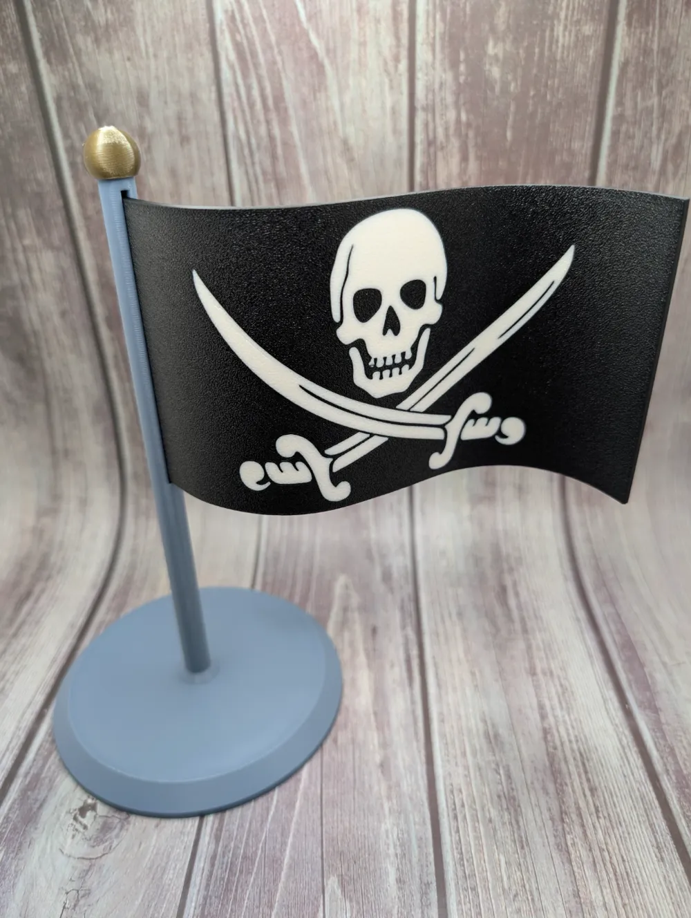 Skull and Swords Flag / Plate by Sage Prints and Design MakerWorld ...
