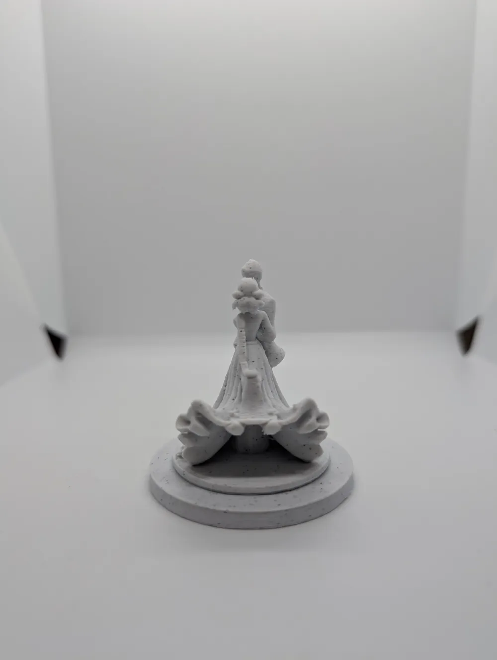 Eternal Elegance Bride & Groom Romantic Sculpture - Free 3D Print Model ...