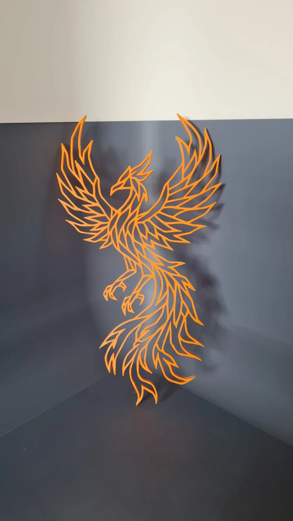 Geometric Phoenix Wall Art by Marinus MakerWorld: Download Free 3D Models