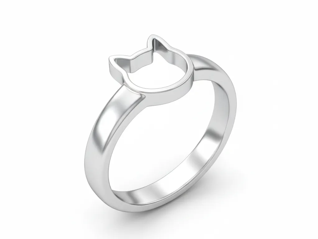 Cat Ring - Free 3D Print Model - MakerWorld