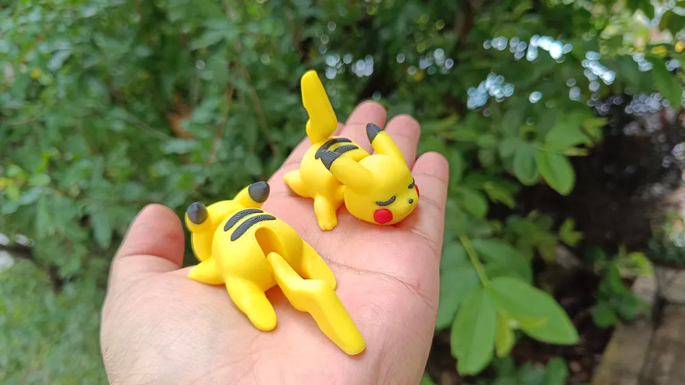 Flexi Pikachu - Free 3D Print Model - MakerWorld