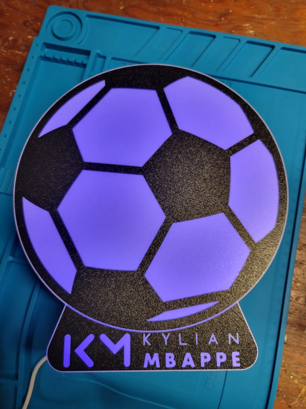 Mbappé Ball Light Box by KSG designs - MakerWorld