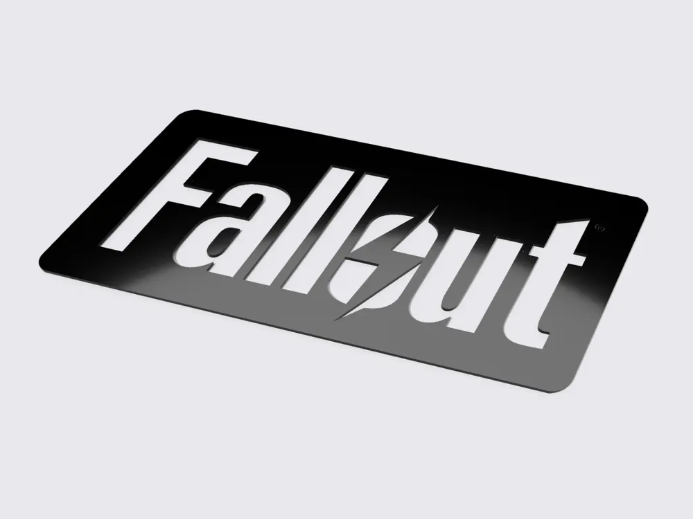 Fallout logo by JBdesigns - MakerWorld