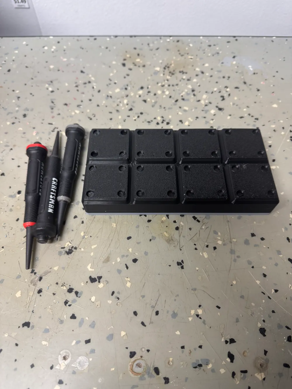 Gridfinity Craftsman Nail Punch Set Holder by Special_Name - MakerWorld