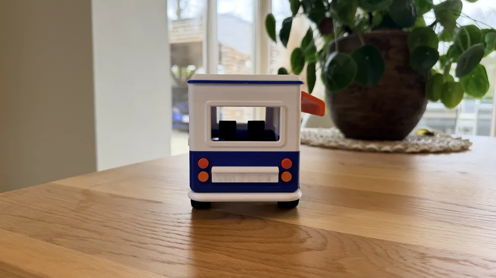 Retro Camper Van - Free 3D Print Model - MakerWorld