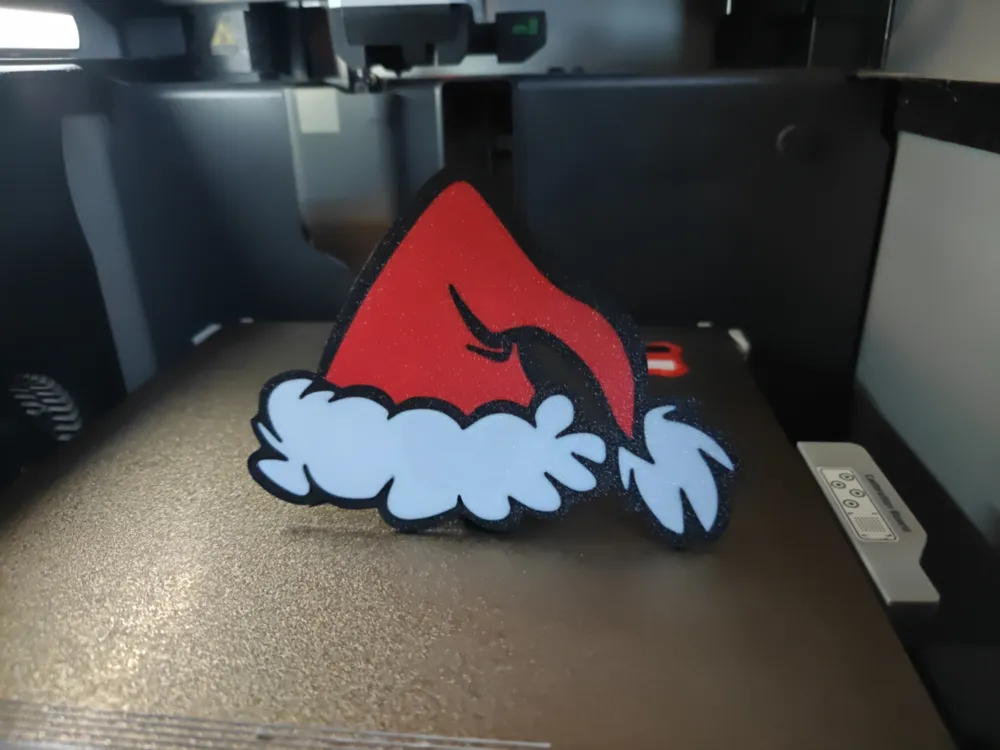 Riesen-Baustein-Weihnachts-Nikolausmütze – Kostenloses 3D-Druckmodell ...