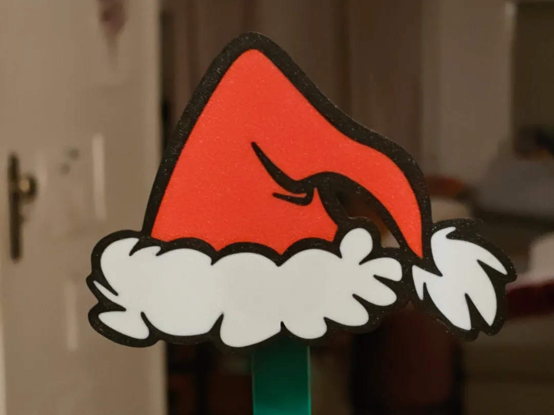 Riesen-Baustein-Weihnachts-Nikolausmütze – Kostenloses 3D-Druckmodell ...